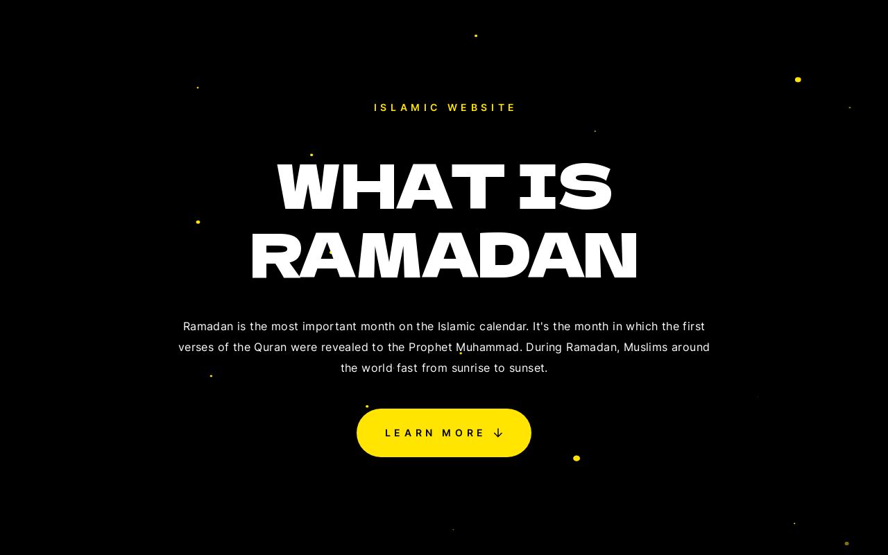 🕋Ramadan Website🕋